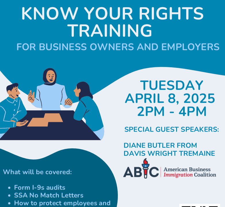 Know Your Rights training for business owners and employers | Seattle ...